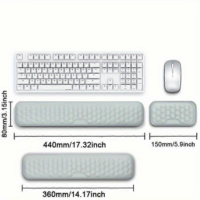 Computer Keyboard Wrist Rest And Mouse Wrist Rest Two-Piece Set, Mouse ...