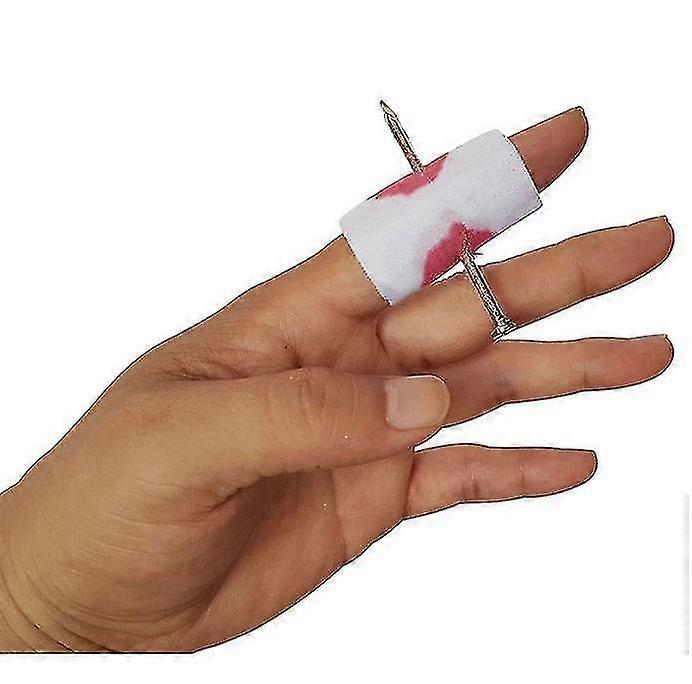 2pcs Fake Nail Through Finger Trick Prank Maker Trick Fun Novelty Funny ...