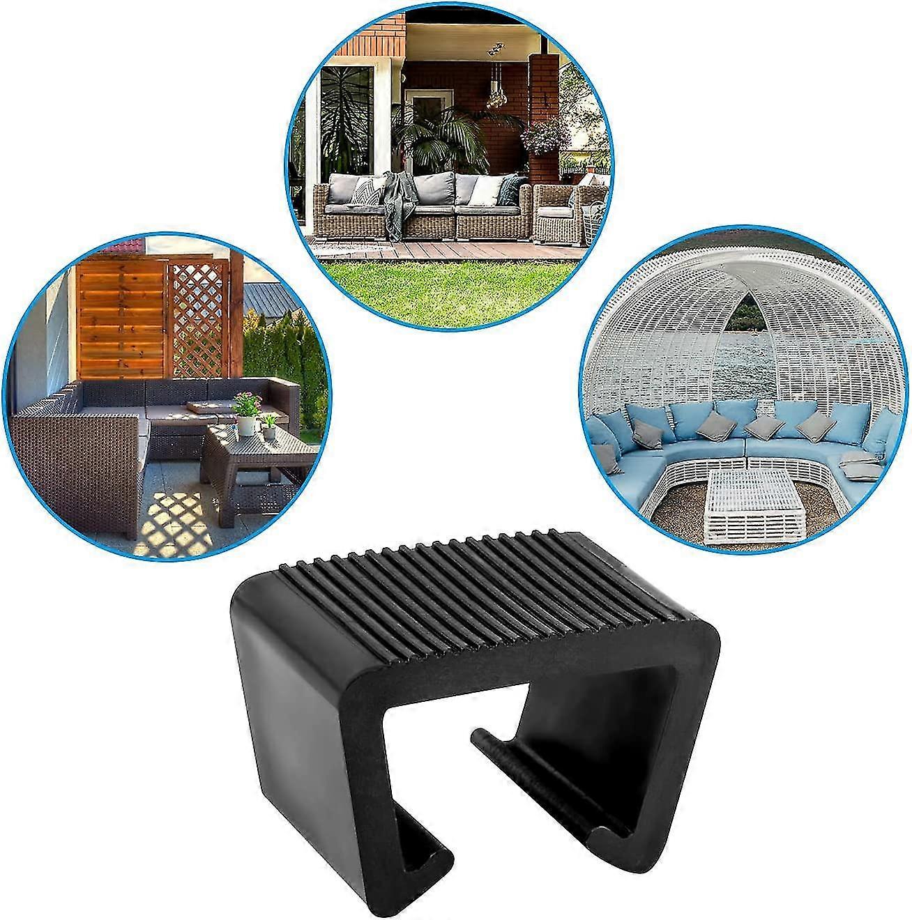 8 Pcs Rattan Furniture Clips, Patio Wicker Furniture Clips Outdoor ...