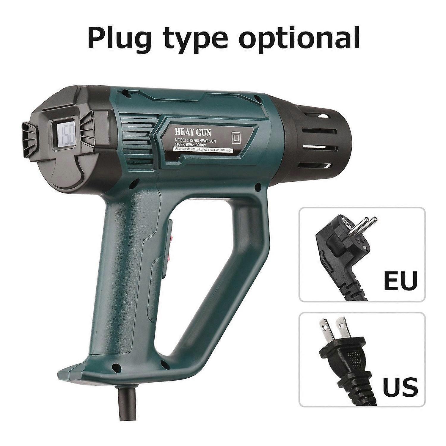 Hot Air Blower 2000W High Power Electronic Digital Display Hot Air Heat ...