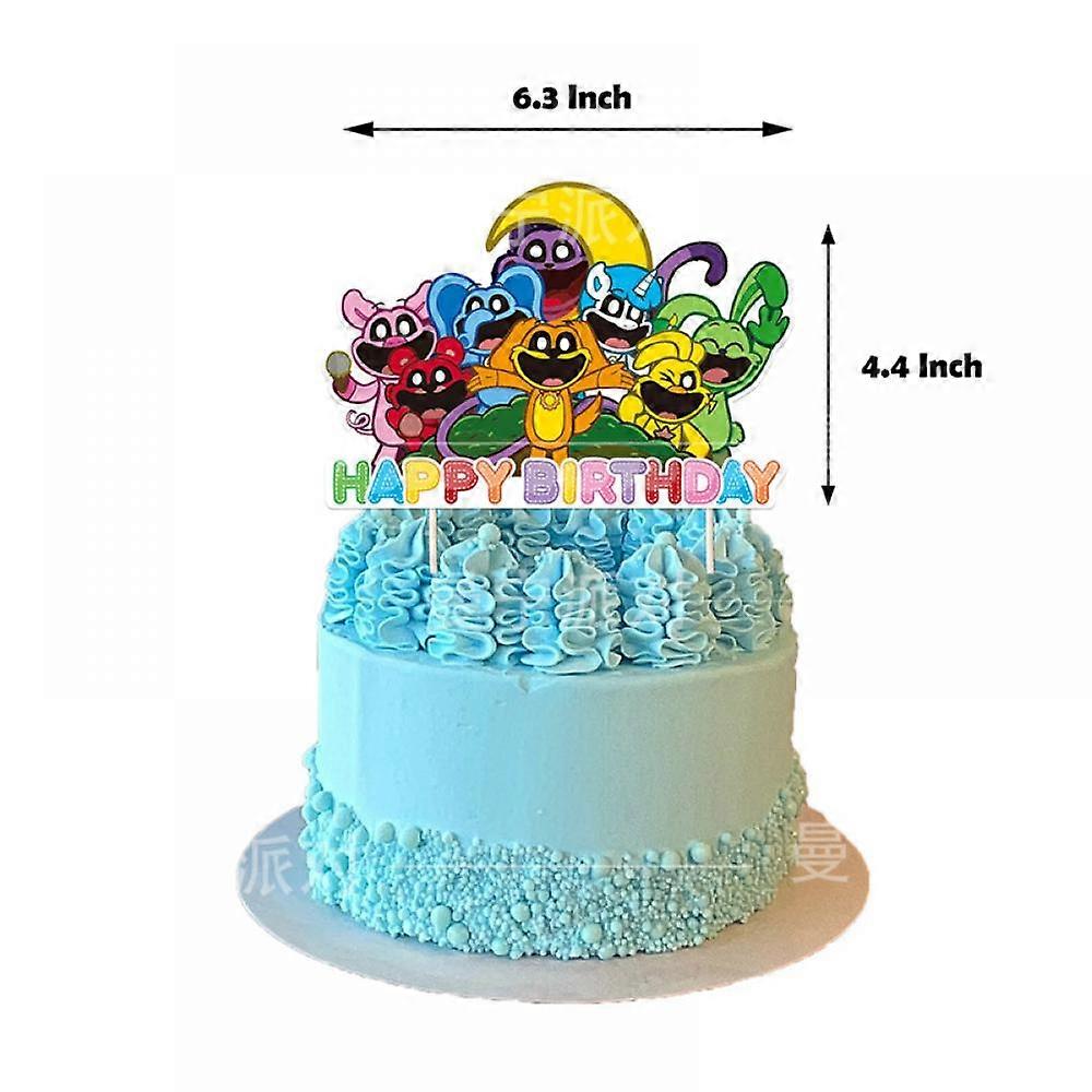 Smile Small Animal Birthday Party Decoration Smiling Critters Flag ...