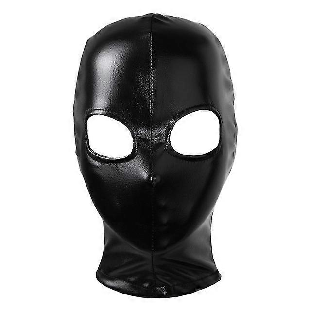 Unisex Latex Mask Sexy Role Play Shiny Metallic Open Eyes and Mouth ...