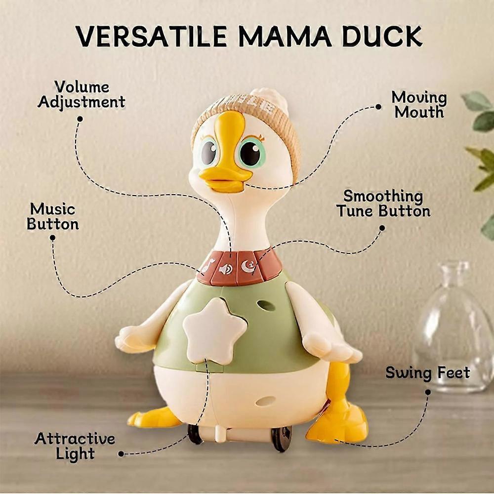 Baby Toy Swing Duck Toy Cartoon Press Vehicles Glide Animal Inertia ...