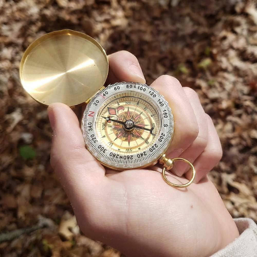 Camping Survival Compass Metal Pocket Compass Kids Compass for Hiking ...