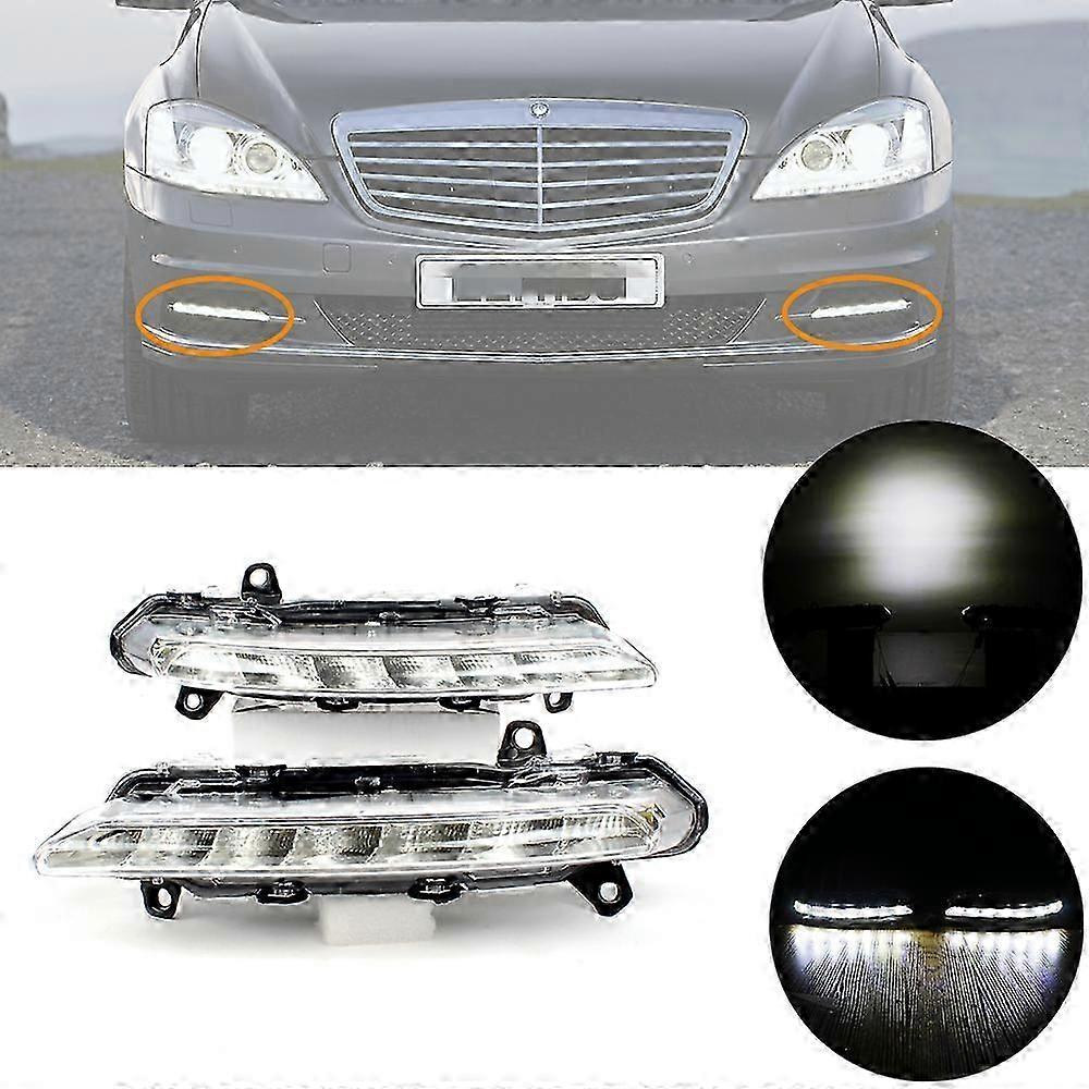 Superior LED Fog DRL Daytime Running Light Car Lights For Mercedes Benz ...
