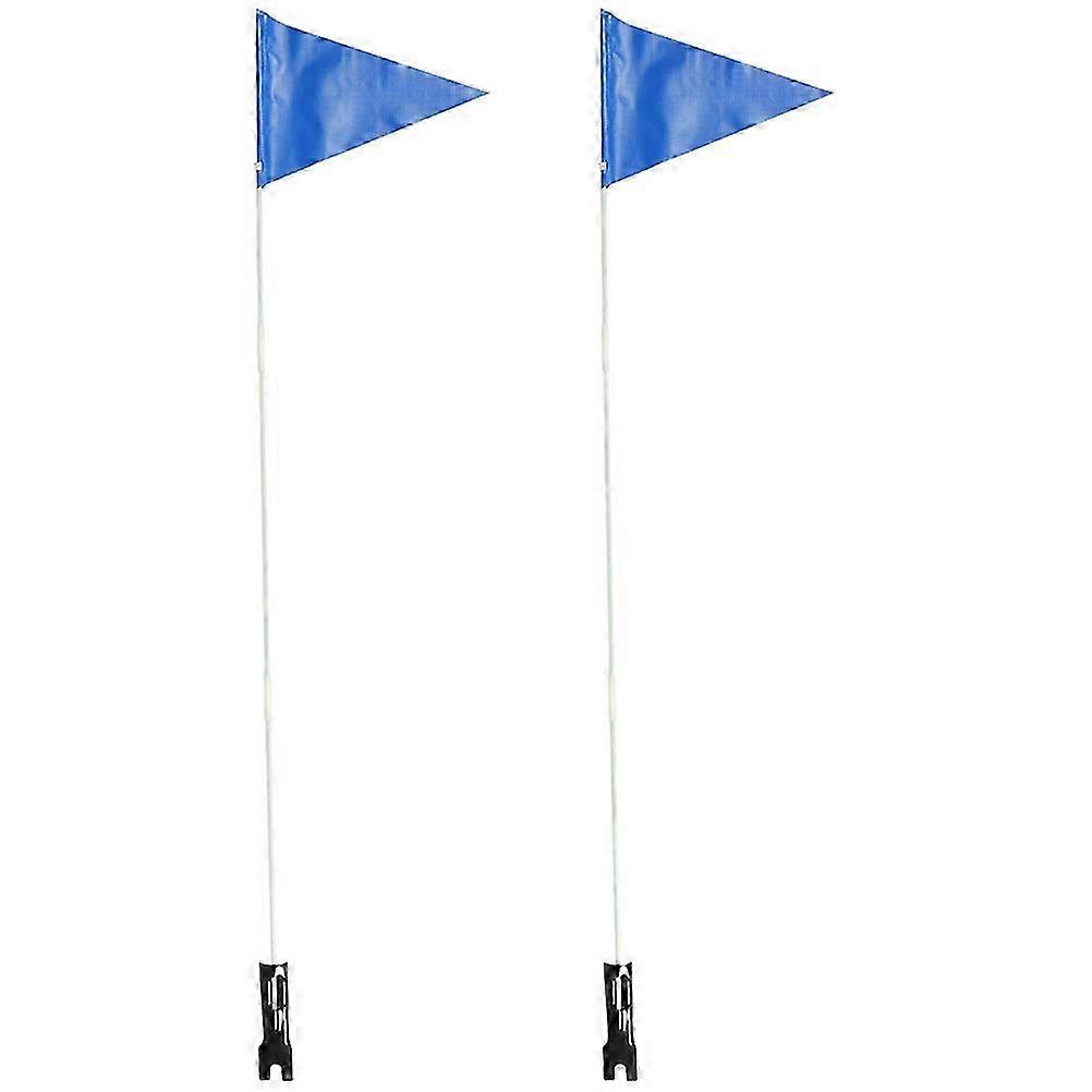 2 Sets Rear Bike Safety Flags Cycling Safety Flag Bike Flags Bike ...