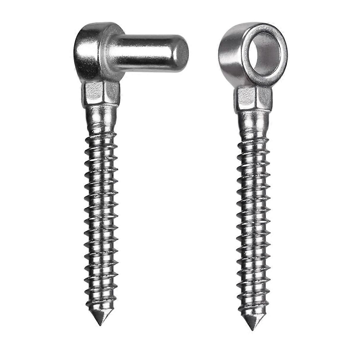 Stainless Steel Wood Threaded Bolt Hinge Wooden Fence Gate Bolt | Fruugo UK