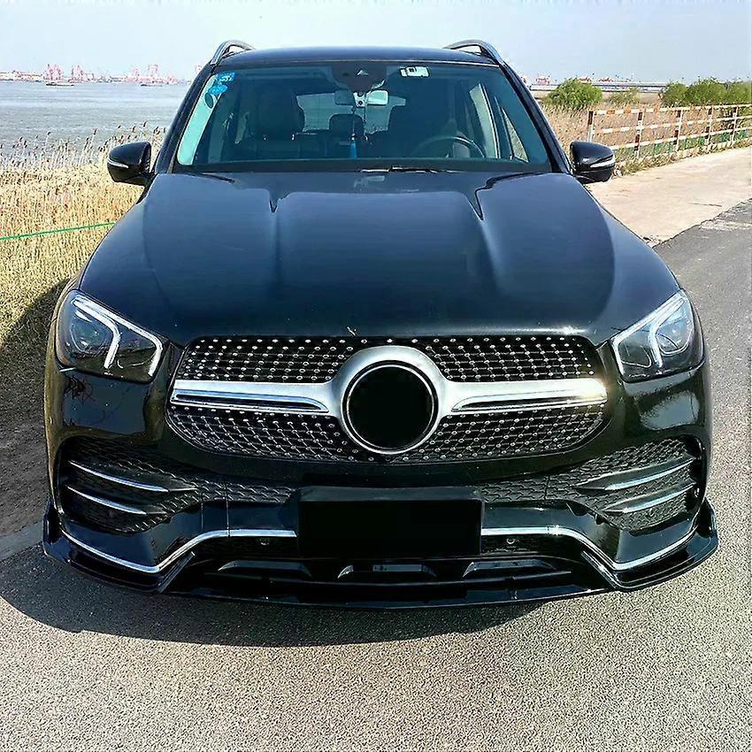 For Mercedes Benz GLE Class W167 C167 GLE350 GLE450 GLE53 AMG 2019-2023 Front Bumper Splitter ...