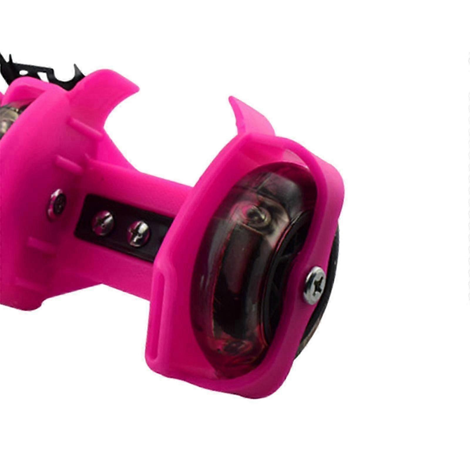 Heel Wheels Roller Skating Hook and Loop Strap Rollers Wheel Shoes ...