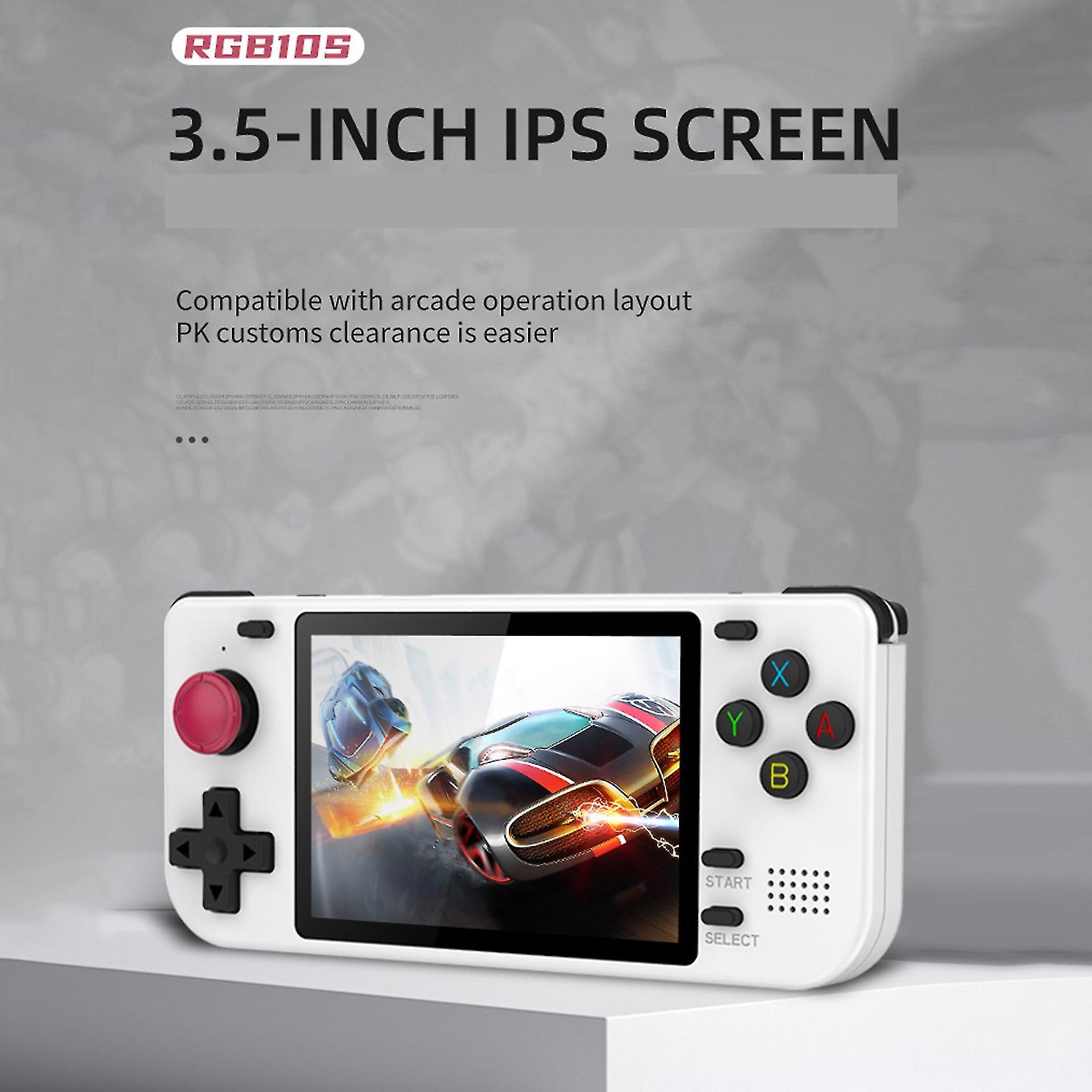 Rgb10s Handheld Game Console 3.5-inch Ips Oga 128gb Tf Card 25000 Games ...