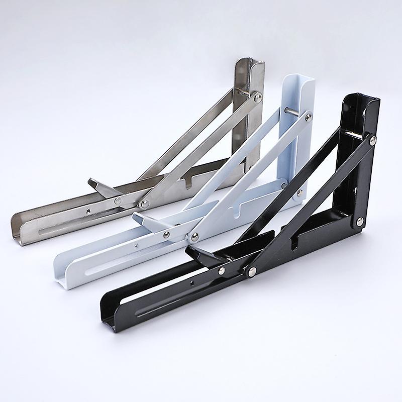 Folding Bracket Shelf Brackets, Set of 2 Pcs Stainless Steel Folding ...