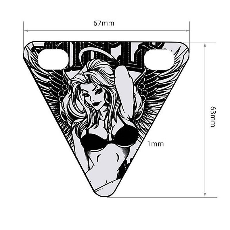 Bicycle Reflective Stickers Triangle Warning Reflector Magnetic Bike ...