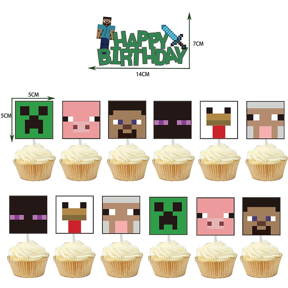 Minecraft Kake Toppers
