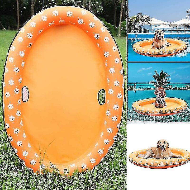Dog Swimming Pool Water Toys Floating Rafts Inflatable Pet Pool Float ...