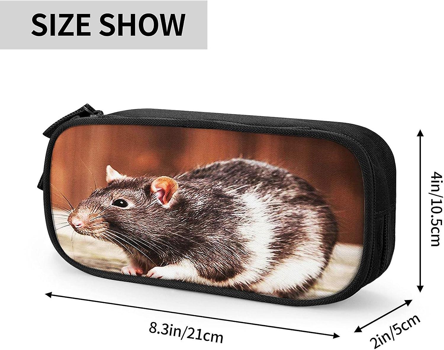Pencil Case Adorable Pet Rat, Big Capacity Large Pouch Pen Holder ...