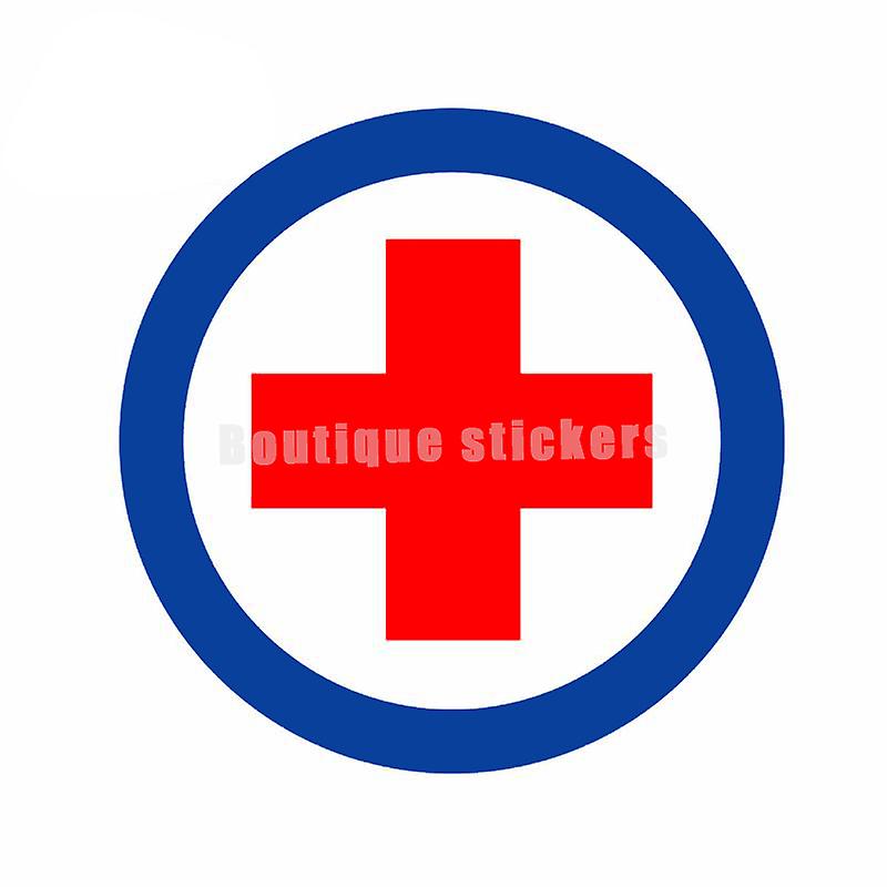 Personalized Red Cross Sticker Red Cross Sign First Aid Sign Sticker ...
