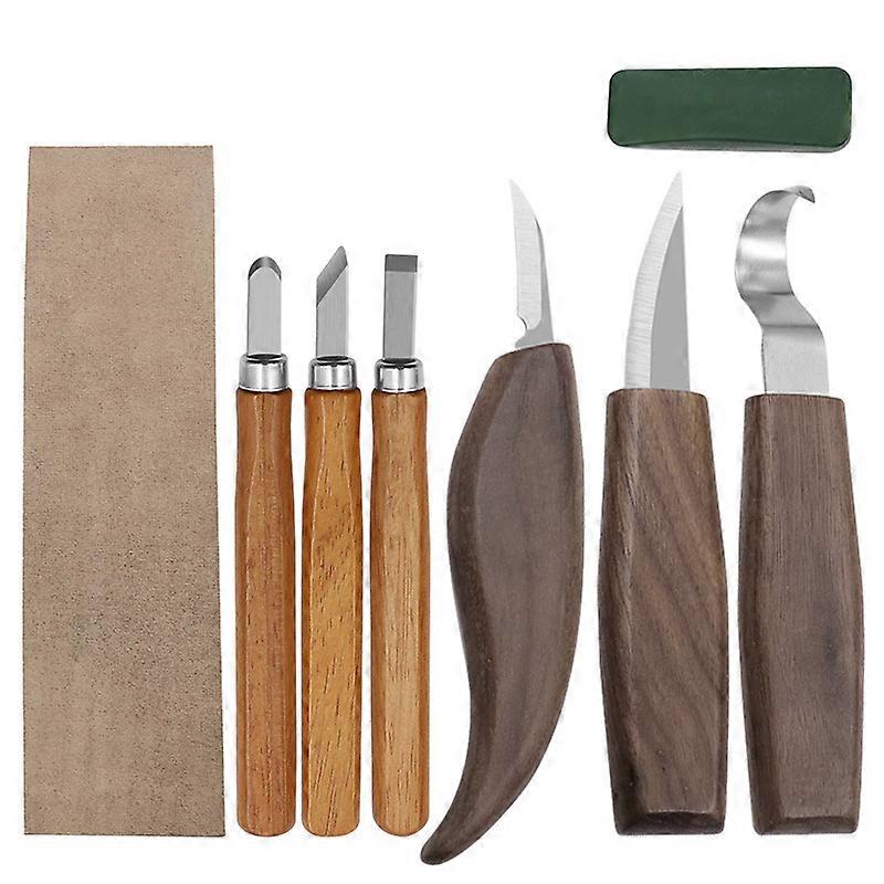 Set of tools for woodcarving Set of knives for woodcarving (9 pieces ...