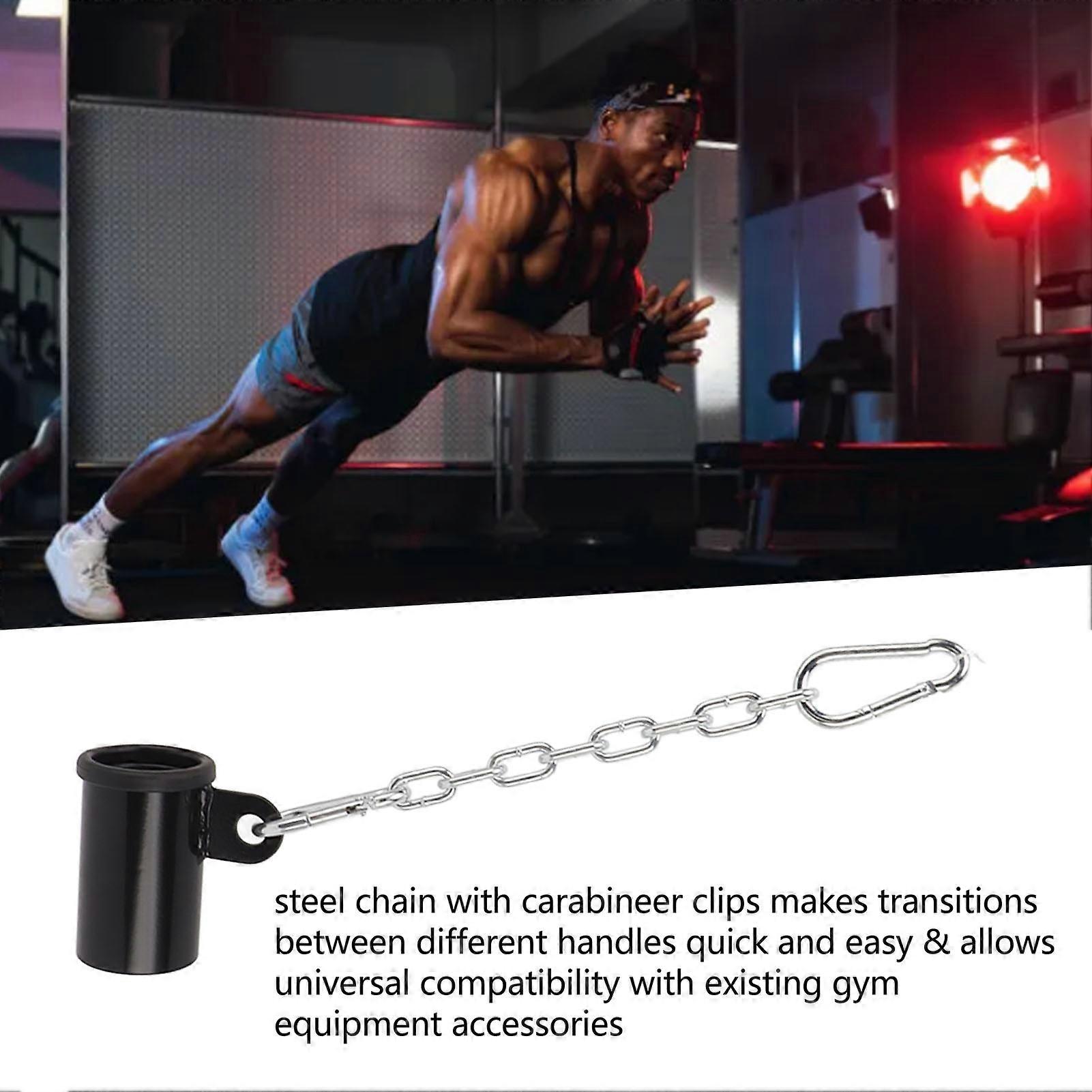 T Bar Row Platform With Chain Carabineer Clips Core Muscles T Bar Row ...
