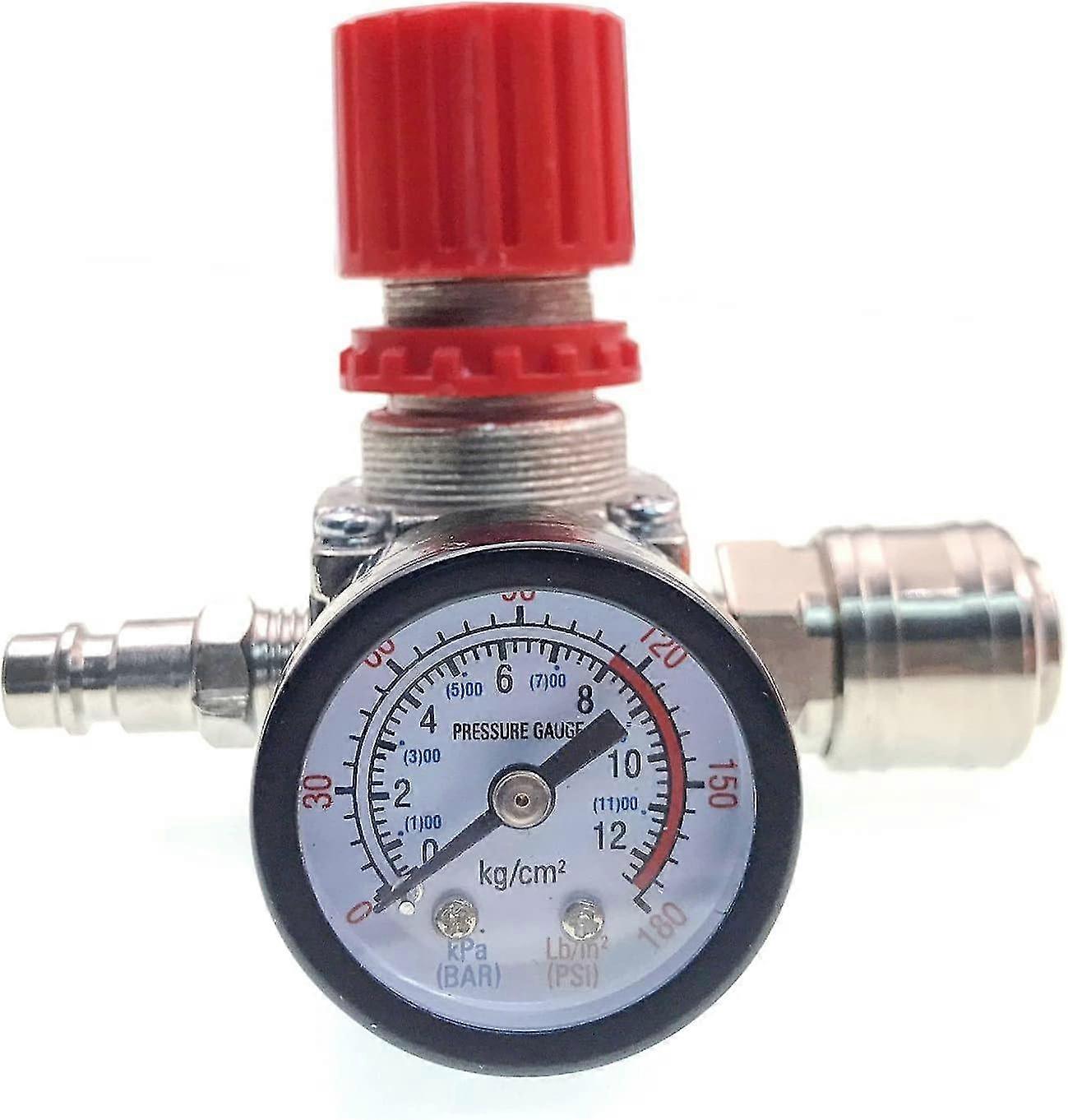 Air Compressor Pressure Regulator, Pneumatic Pressure Regulator 1/4 ...