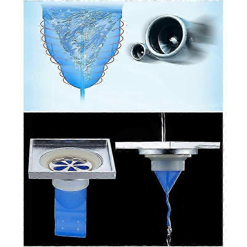 Rose-Silicone rglable Lavabo Siphon de sol Pige canalisations Clapet ...