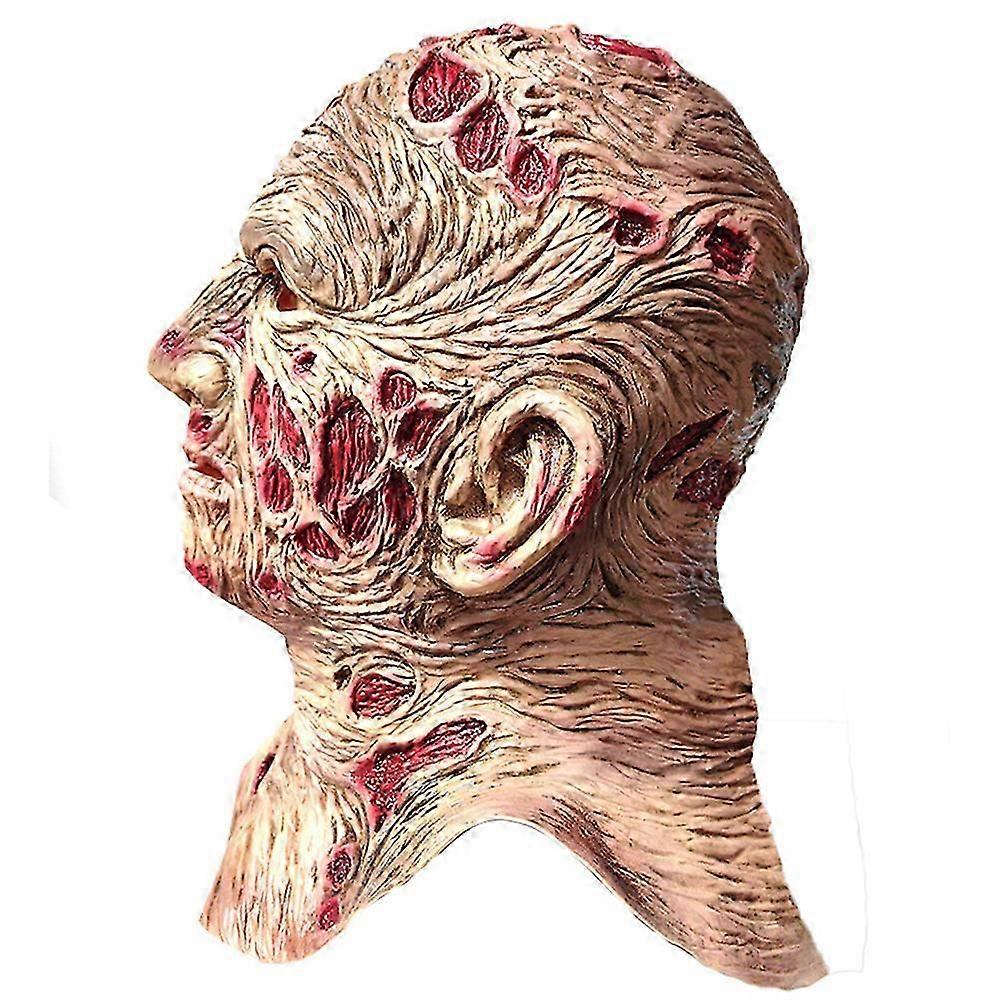 Freddy Krueger Horror Latex Fancy Dress Masks Halloween Cosplay Costume ...