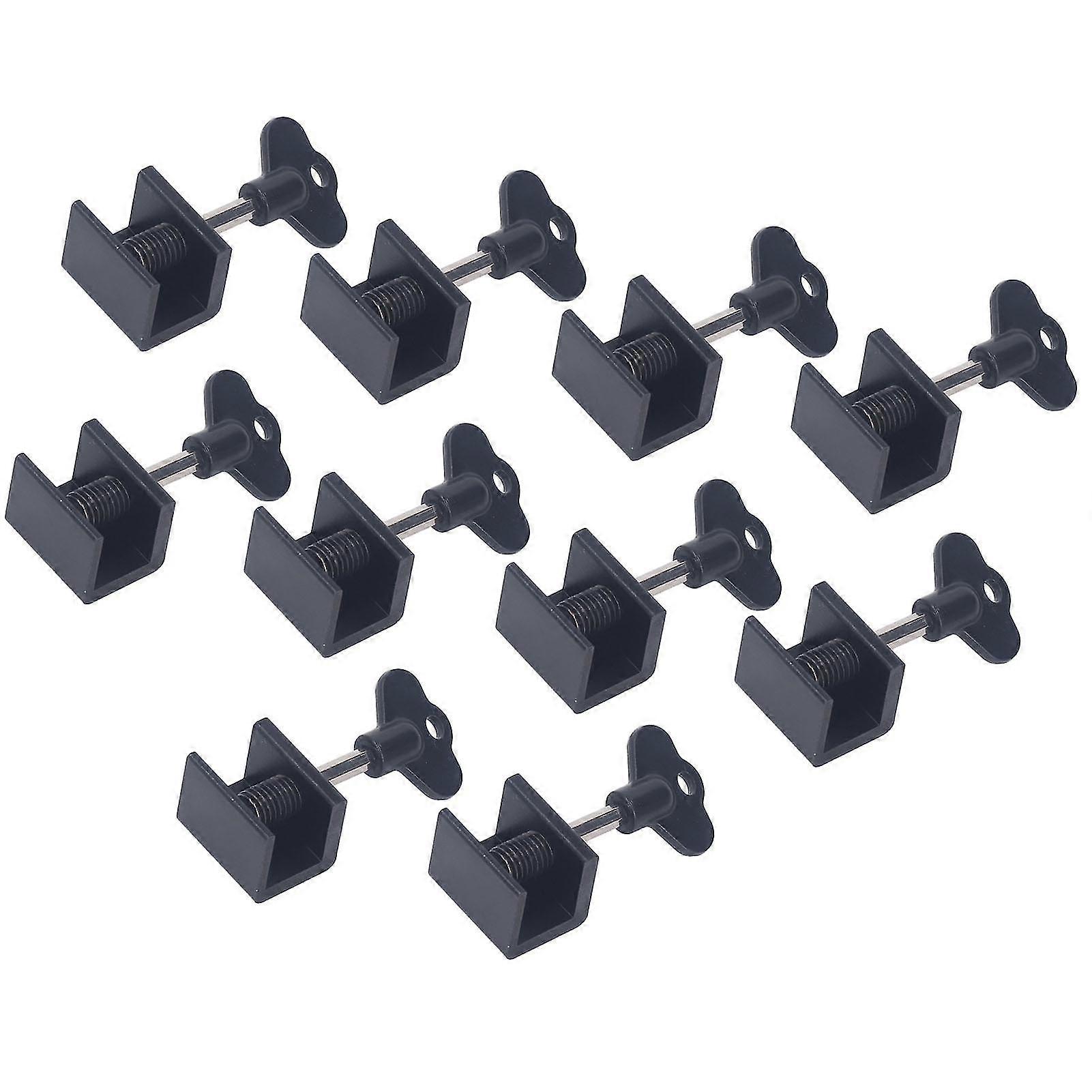 Adjustable Window Locks Kit - 10 Sets Single Hole Sliding Locks with ...