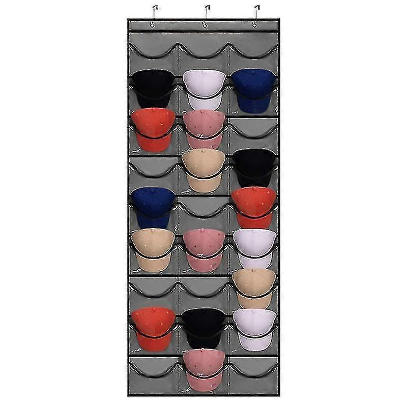 Hat Rack For Baseball Caps 27 Pockets Hat Organizer Hat Organizer For ...