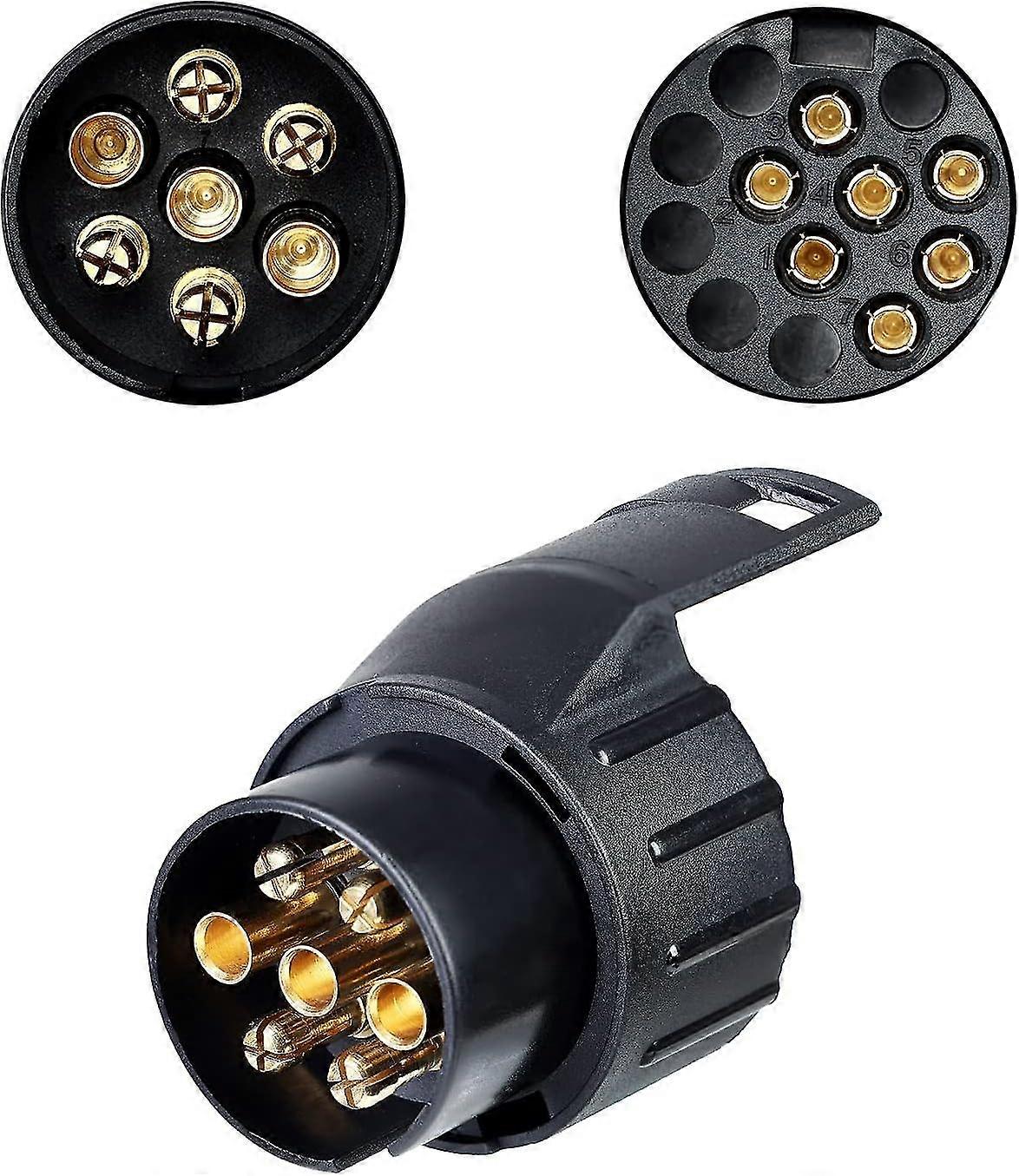 7 Pin To 13 Pin And 13 Pin To 7 Pin Towing Adapter, Trailer Plug Socket ...