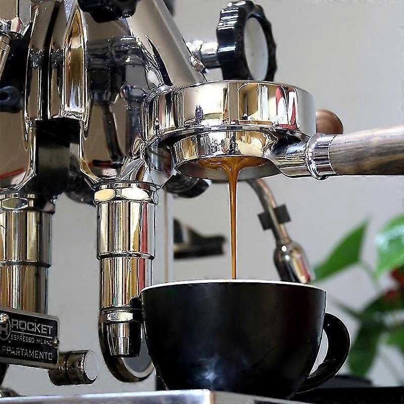 58mm Stainless Steel Double Ear Coffee Machine Handle Bottomless Filter ...