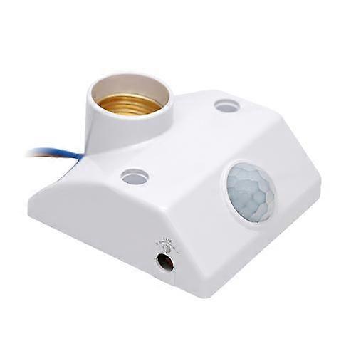 Smart Lamp Bases Socket E27 Lamp Holder Adapter With 360 Degrees PIR ...