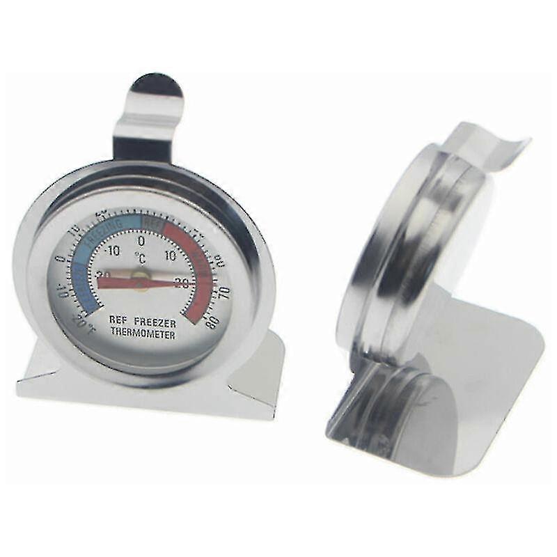 Large Dial Stainless Steel Temperature Fridge Thermometer For Freezer ...
