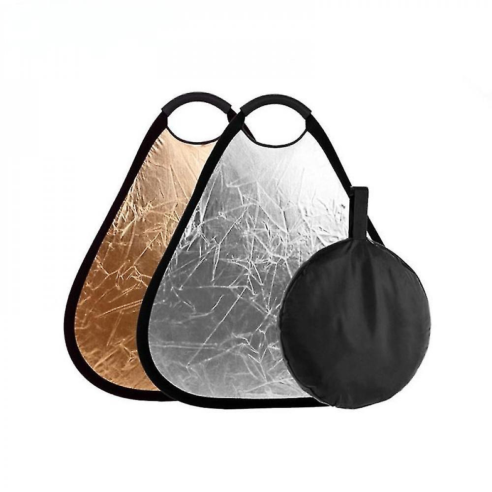 Flash reflectors 2 in 1 30cm mini handheld reflector portable folding ...