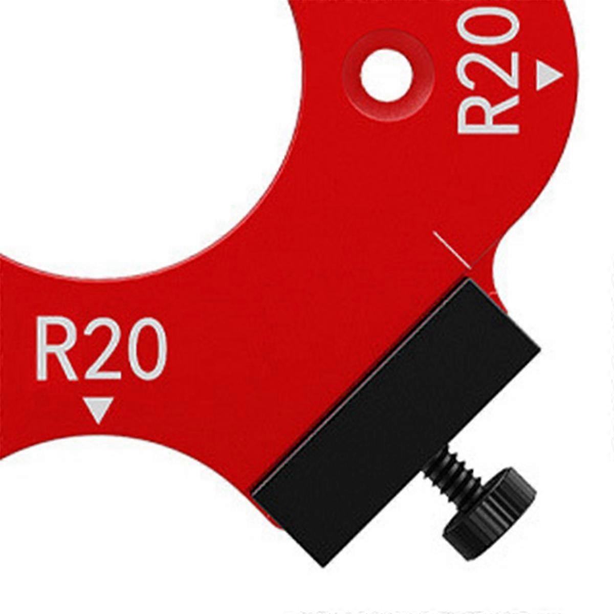 Woodworking Router Templates Arc Angle Positioning Template, Inner ...