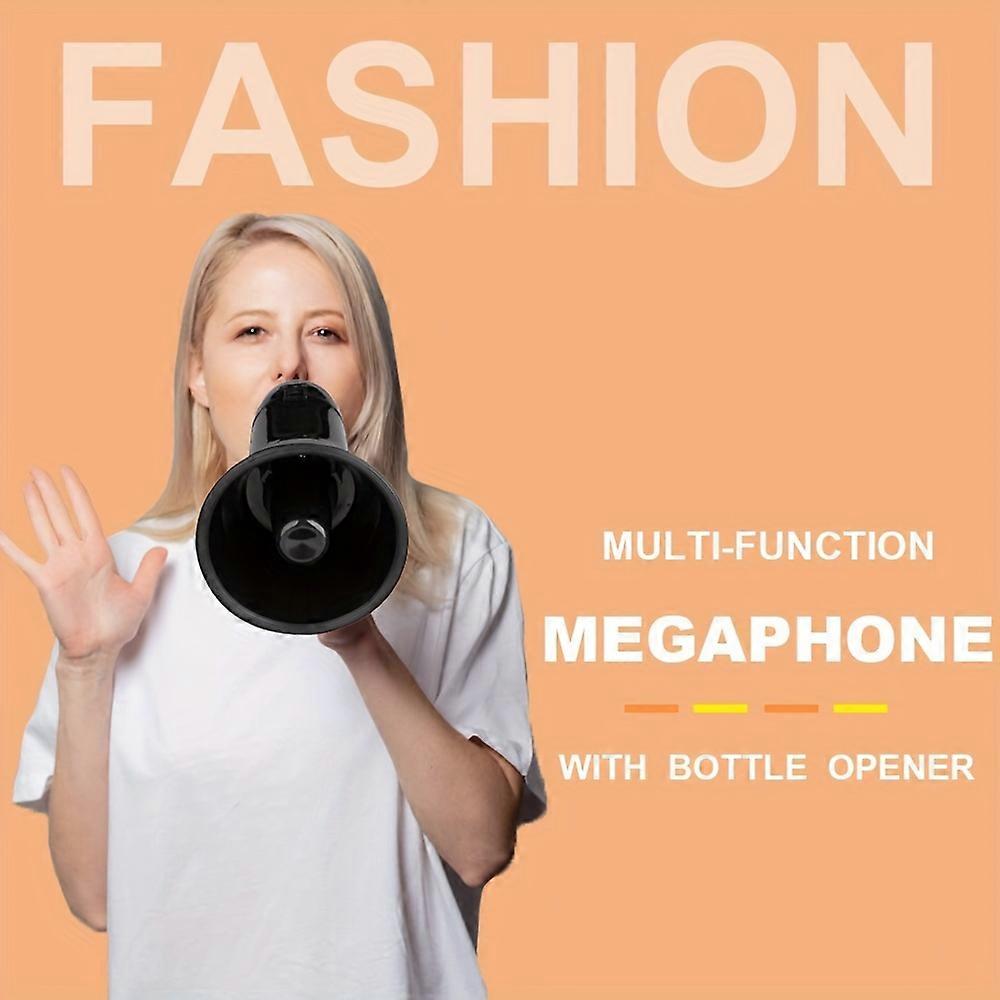 Portable Megaphone Bullhorn, 20 Watt Power Megaphone Speaker, Voice And ...