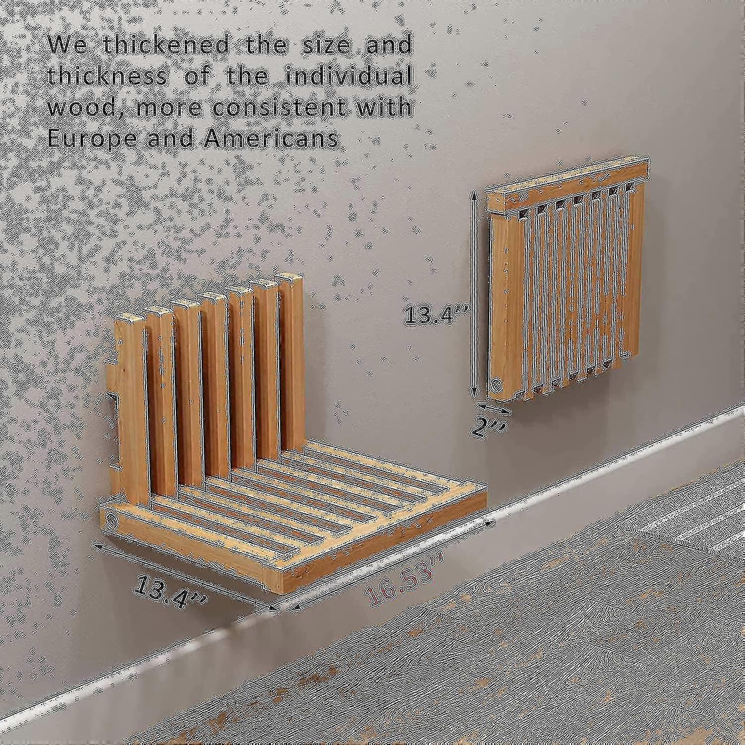 Lugshiree Shower Seat Benchwall-mounted Folding Stool Chairshower Stool ...