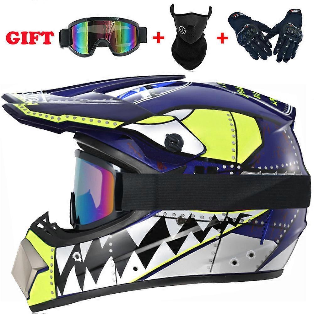 Motorcycle Youth Kids Child Helmet Full Face Motocross Casco Moto Off ...