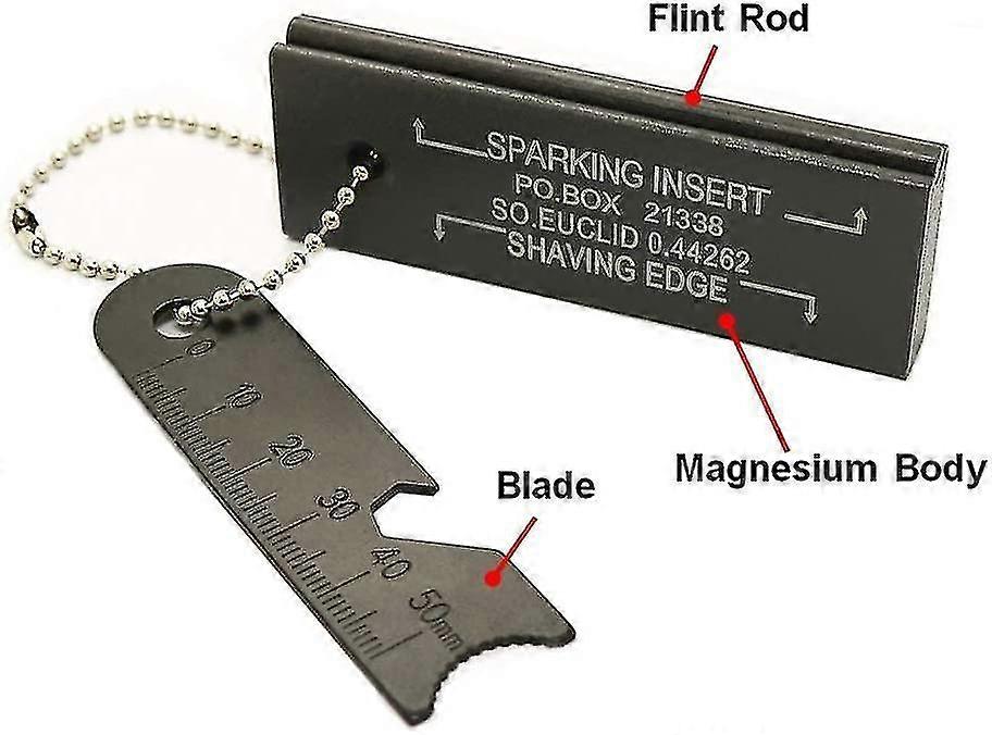 Magnesium Flint Fire Starter Waterproof Emergency Matches Survival ...