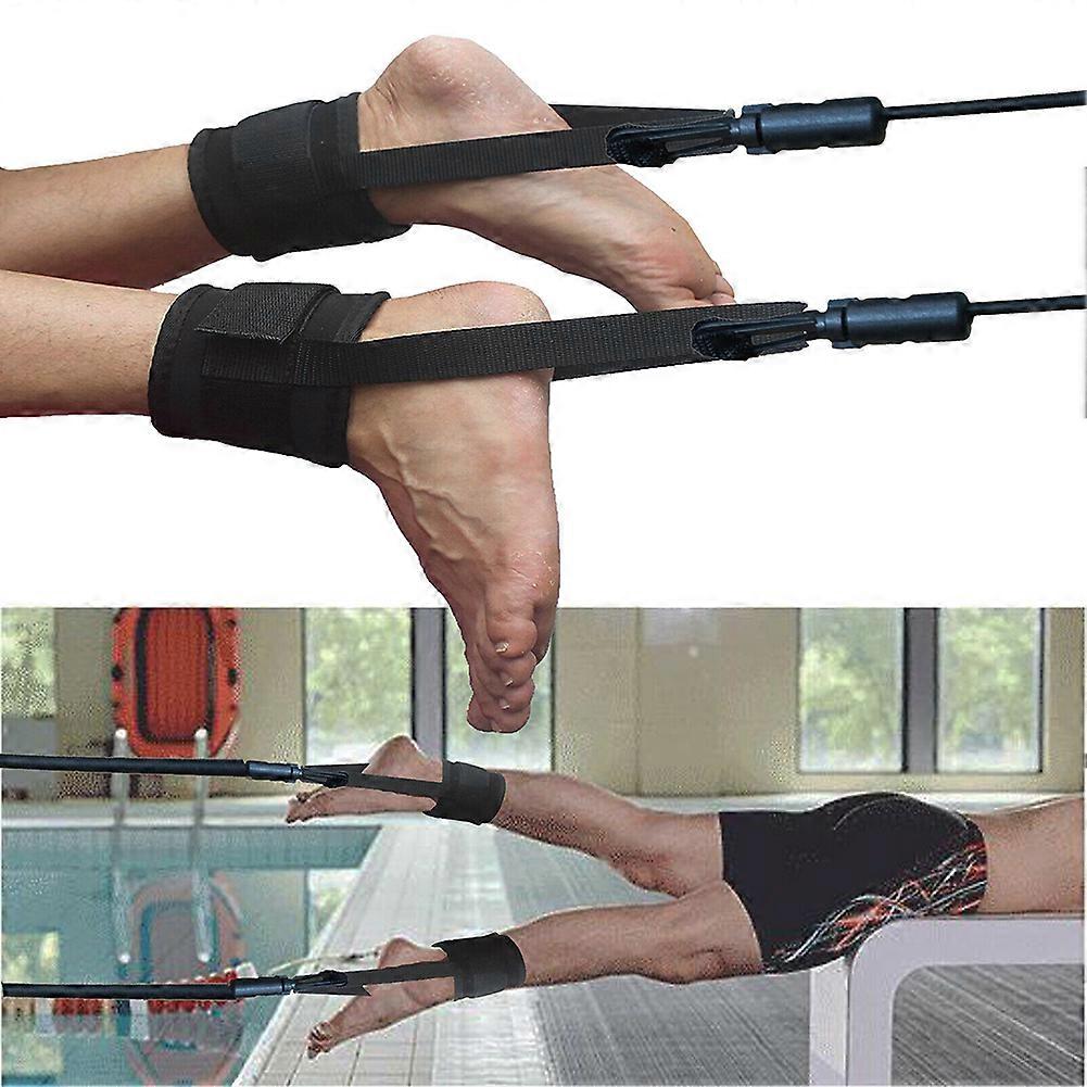 Adjustable Swim Ankle Strap Resistance Belts Stationary Swimmer Swim ...