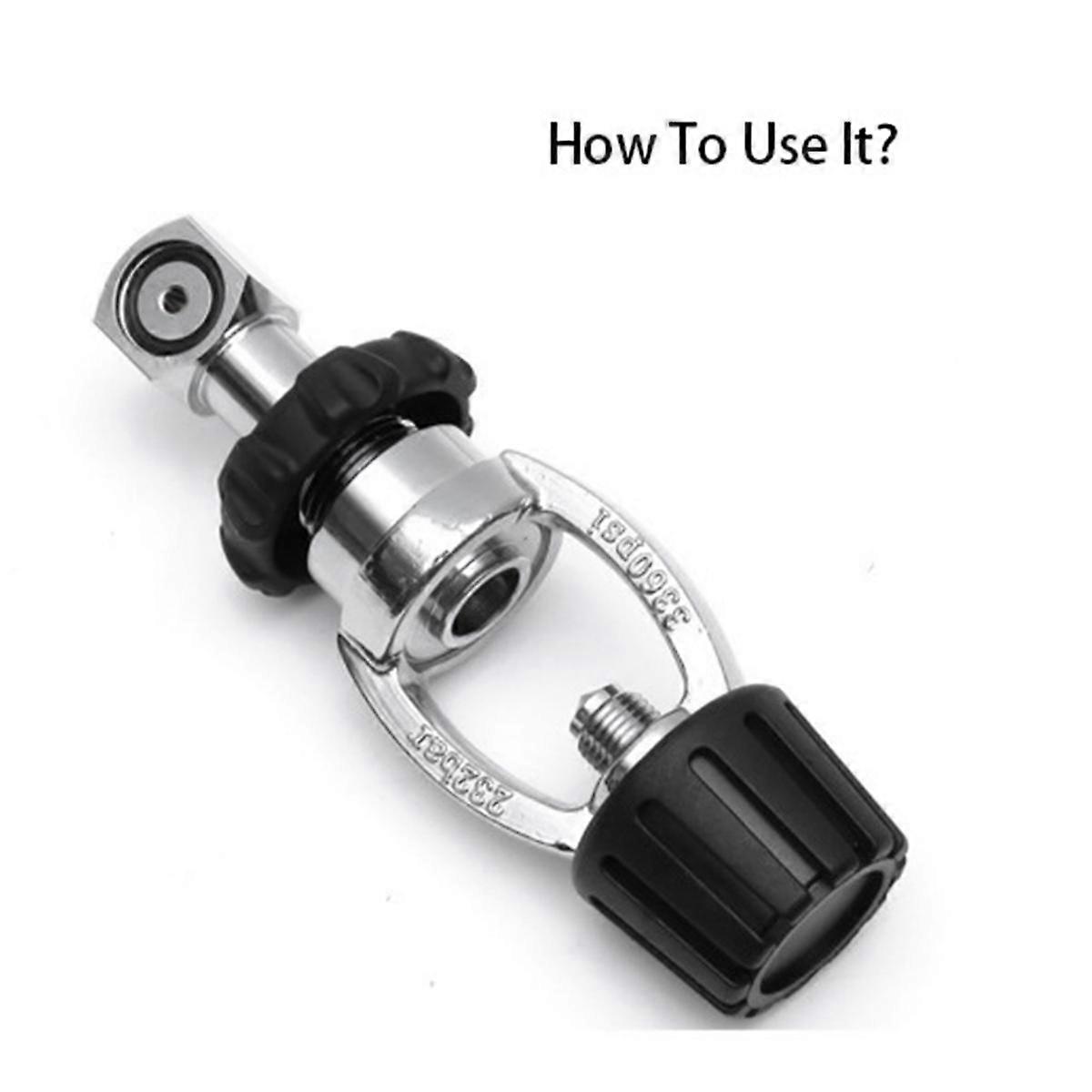 Scuba Diving Cylinders BCD DIN to Yoke Fill Adapter Tank Filling ...