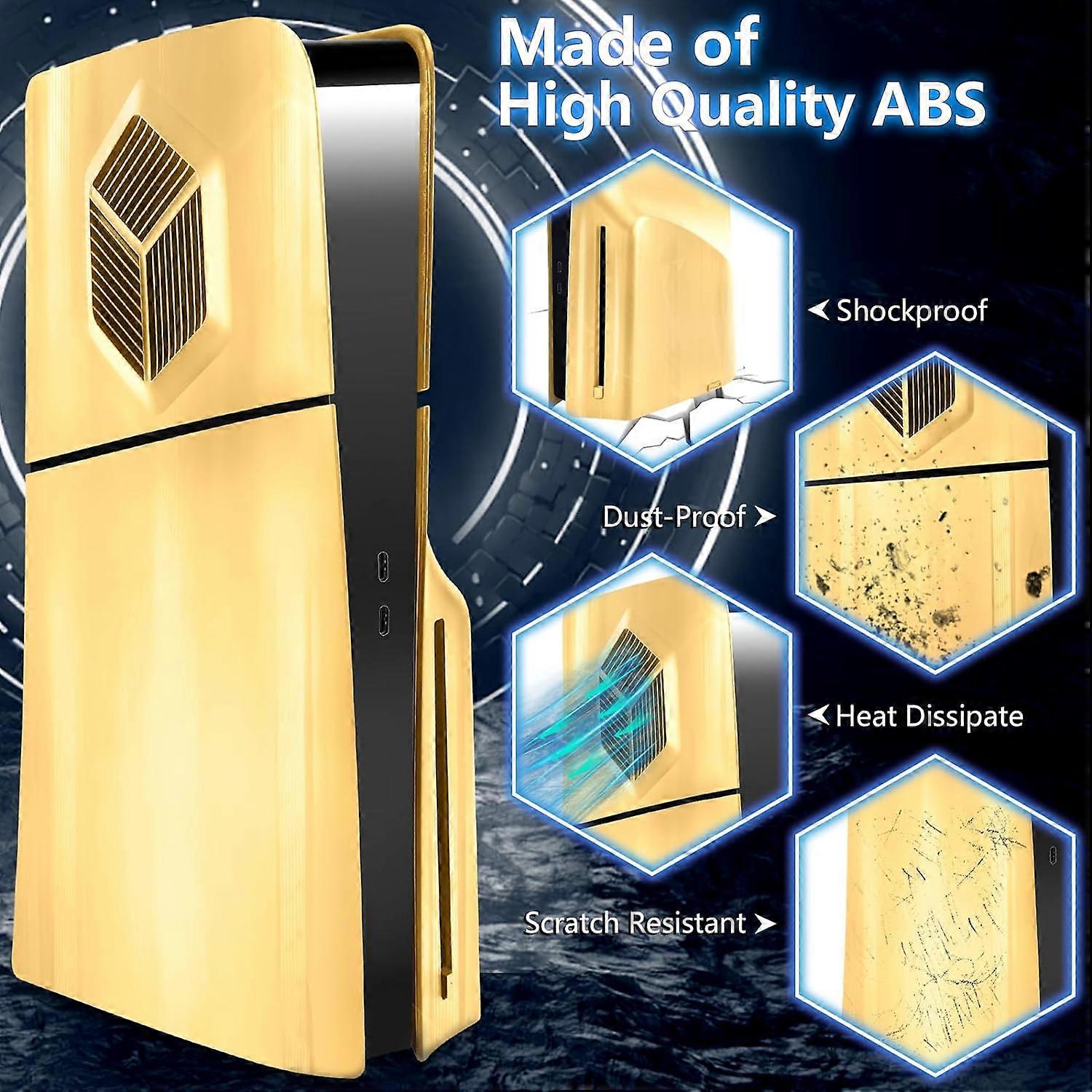 PS5 Slim Cover Plates Compatible with PS5 Slim Disc Edition, Separated ...