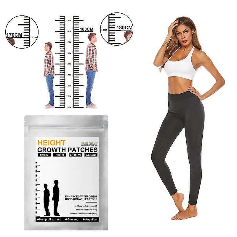 Foot Heightening Patch Unisex Non Hormone External Foot Pads Promote ...