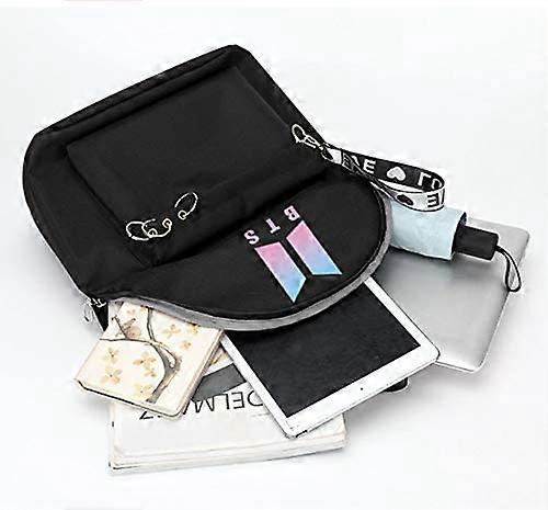 Kpop Fashion BTS Backpack Colleage Bookbag School Bag Jimin Suga Jin ...