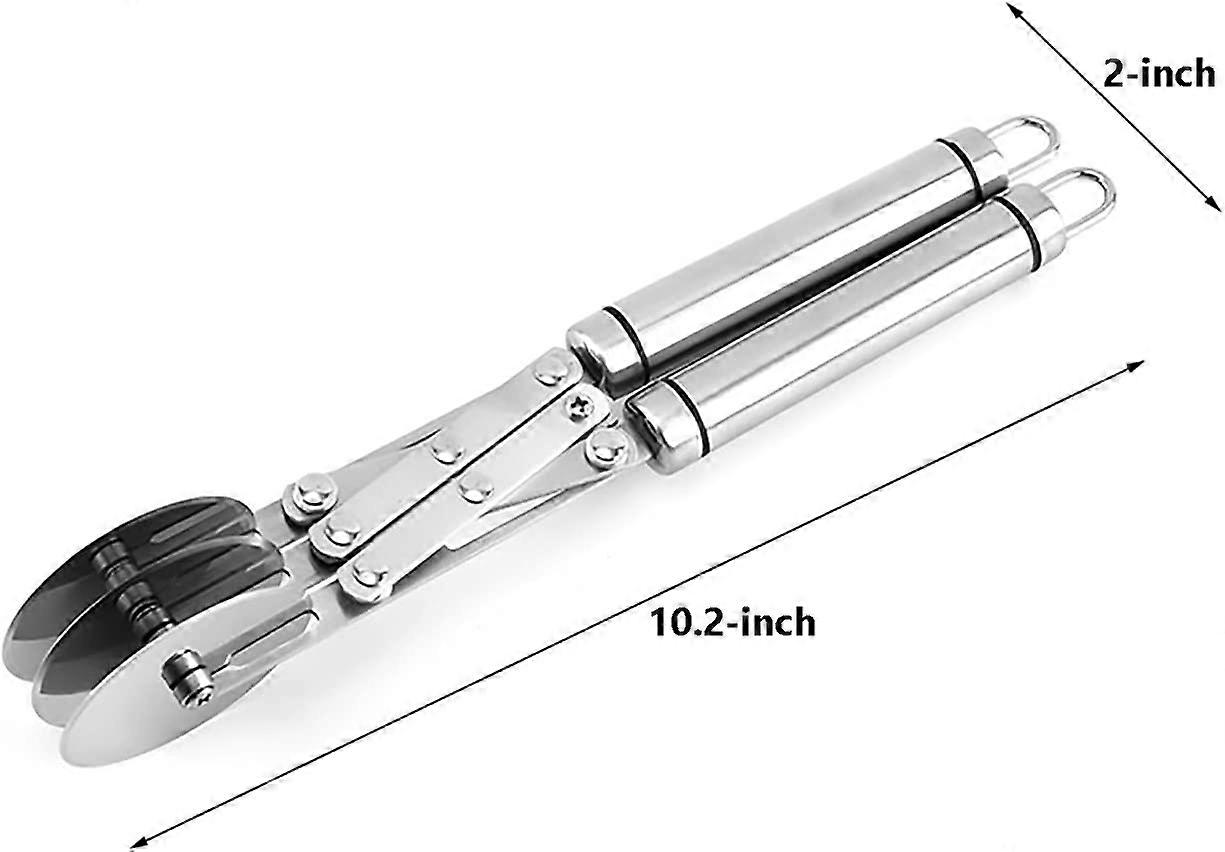 Pastry Cutter with Handle, Stainless Steel Dough Cutter Roller ...