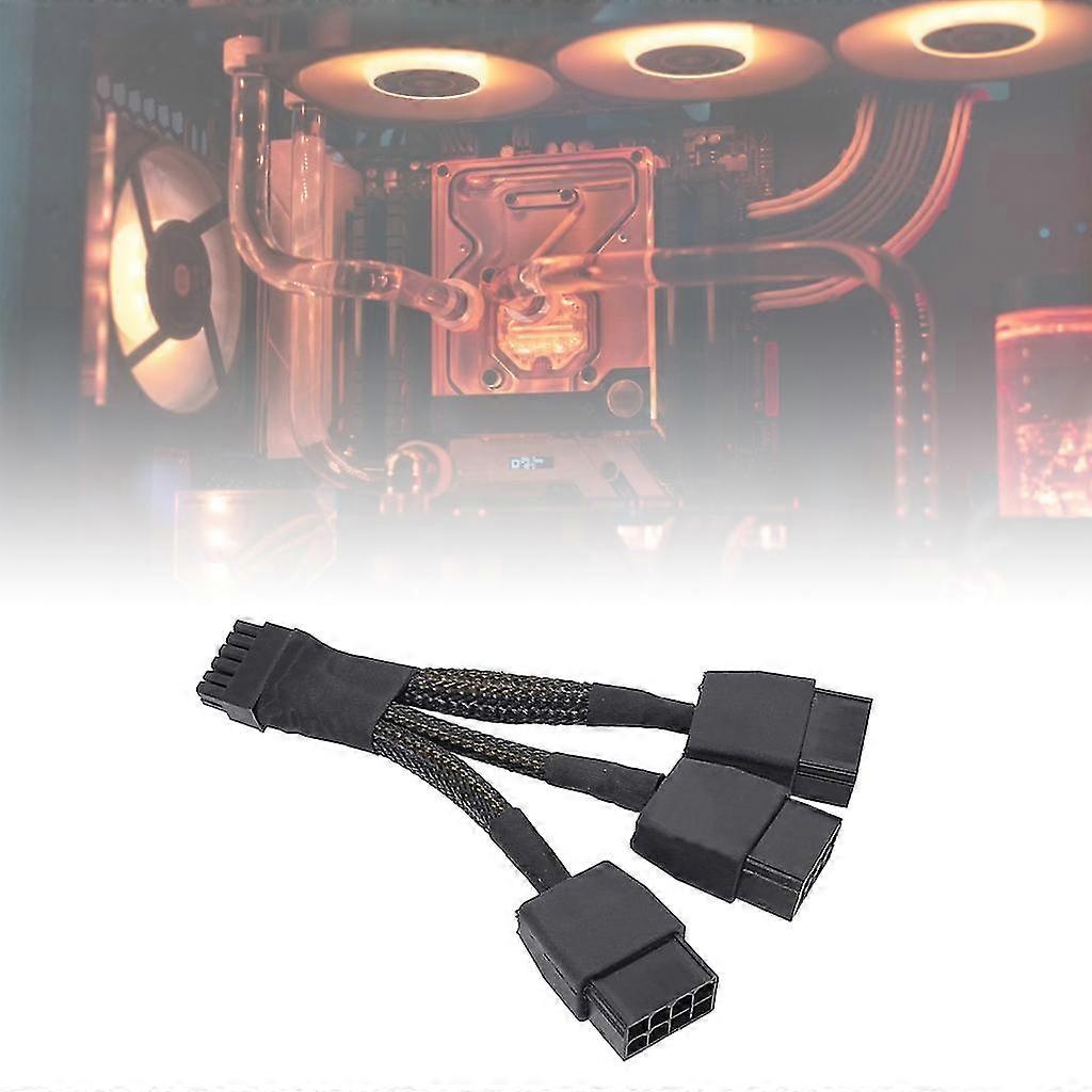 Pcie 12vhpwr 12pin Connector To 3x8pin Pci-e Gpu Power Adapter Cable ...