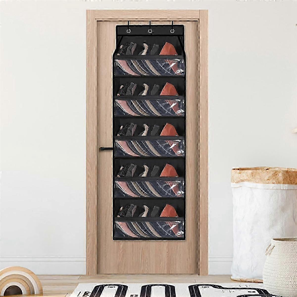 Over Door Hat Racks for Baseball Caps, Clear Deep Pockets Hat Organizer ...