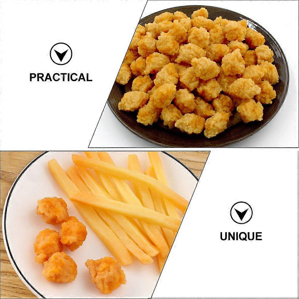 20pcs Realistic Fake French Fries Lifelike Simulation Chicken Popcorn ...