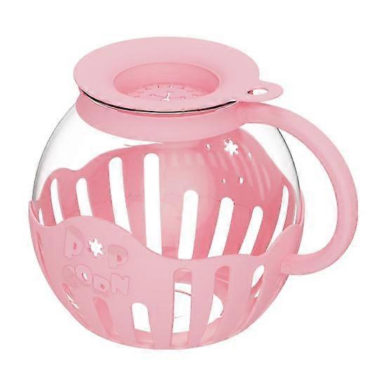 Glass Microwave Popcorn Popper 3-in-1 Multifunctional Jar with Silicone ...
