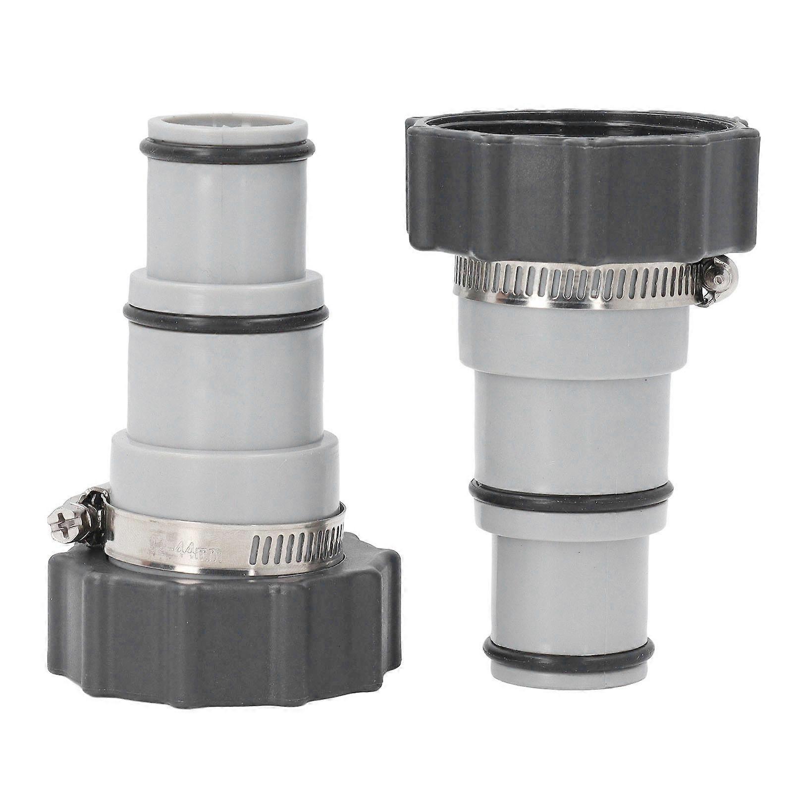 Threaded to Clamp Pool Hose Adapter Kit Pool Pump Hose Connector with ...