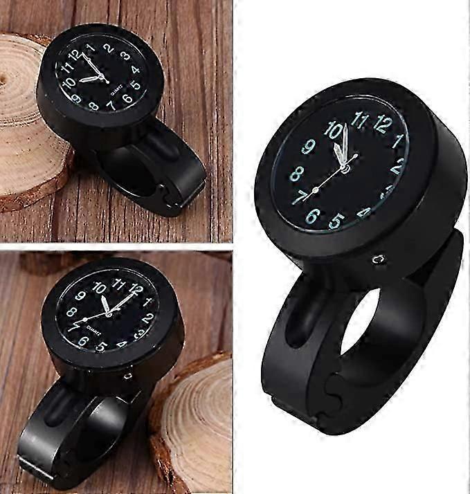 ZK-Waterproof Handlebar Clock Universal Motorcycle Bike Clock 7/8"-1 ...