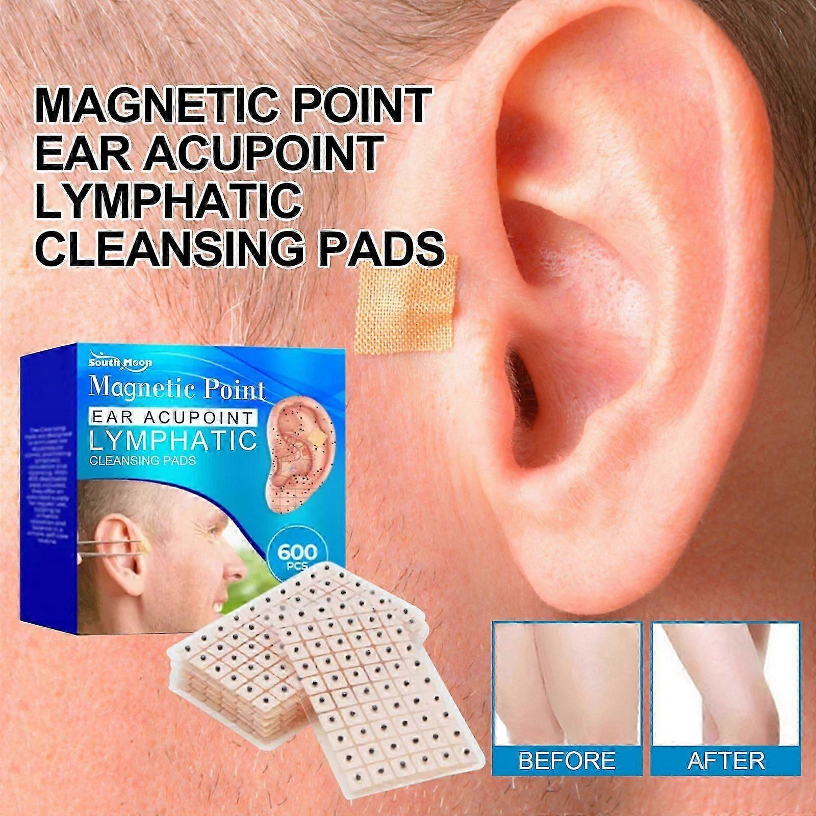 Magnetic Point Ear Acupoint Lymphatic Cleansing Pads, Relieve Lymphatic ...